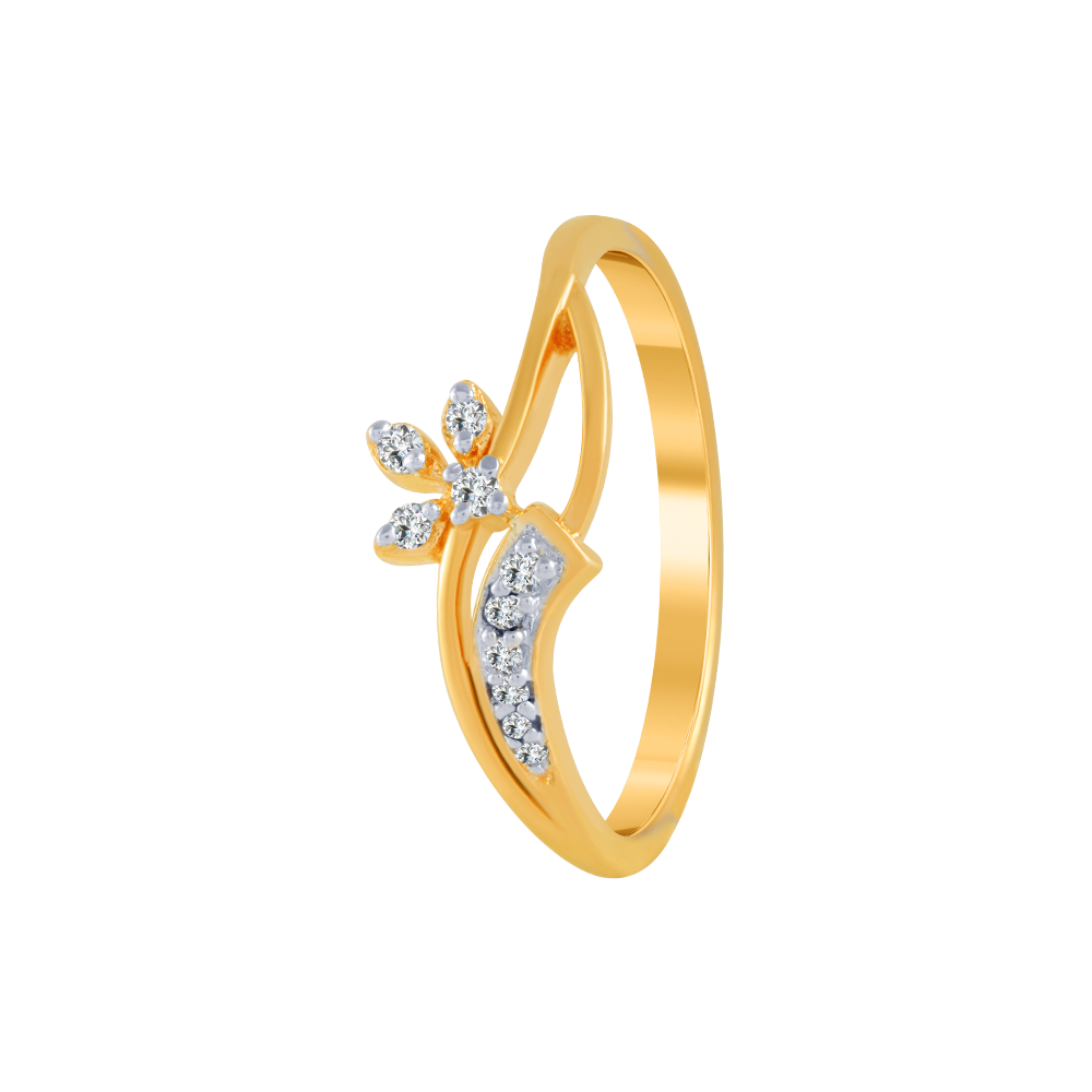 Floral 14K Gold Diamond Rings Collection| PC Chandra Jewellers – P.C ...