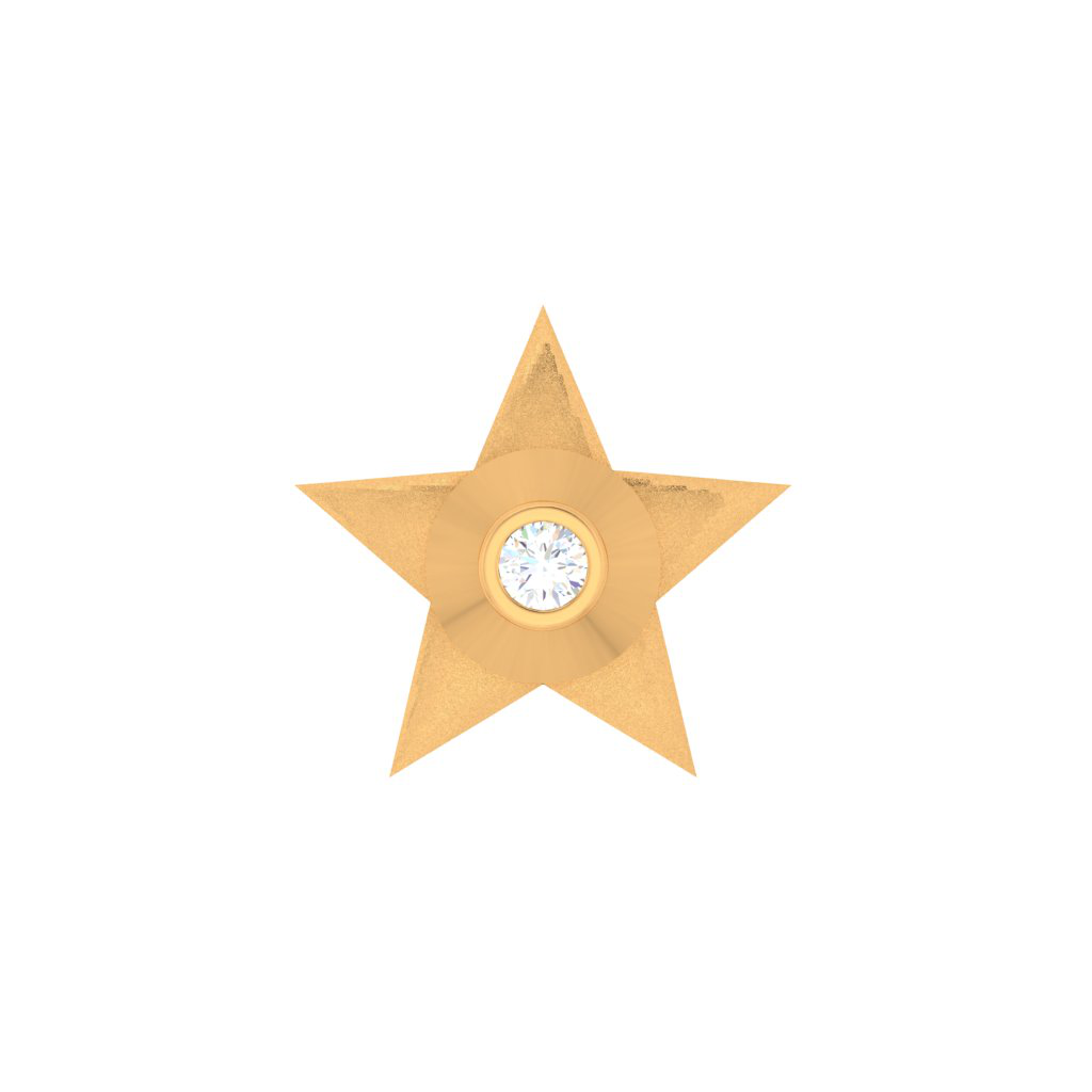 14K Star-shaped Diamond Watch Stud | Online Exclusive Collection | PC ...