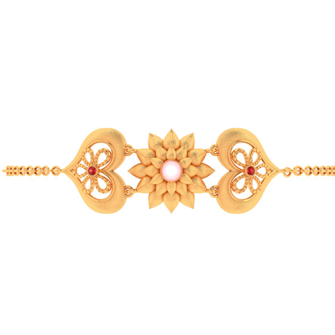 14K PC Chandra Bracelet Designed with 6 Flowers | PC Chandra Jewellers ...