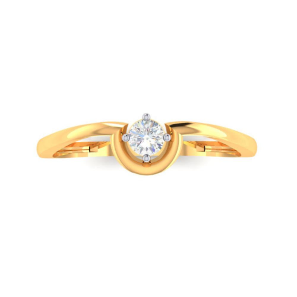 Exclusive 14K Elegent Looking Diamond Gold Ring | | PC Chandra ...