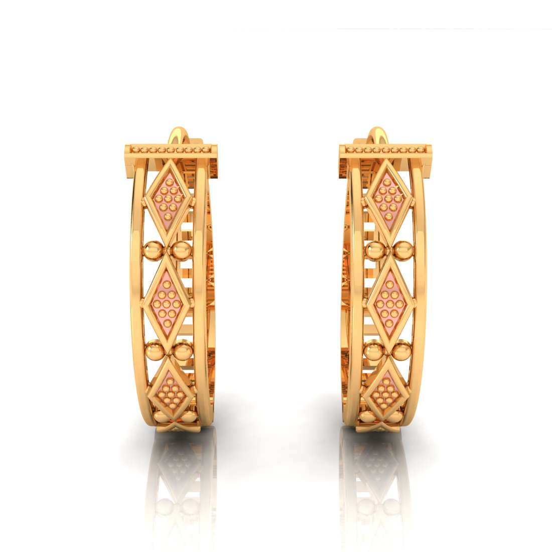 Exclusive 14K Circular Gold Earrings by PC Chandra Jewellers – P.C ...
