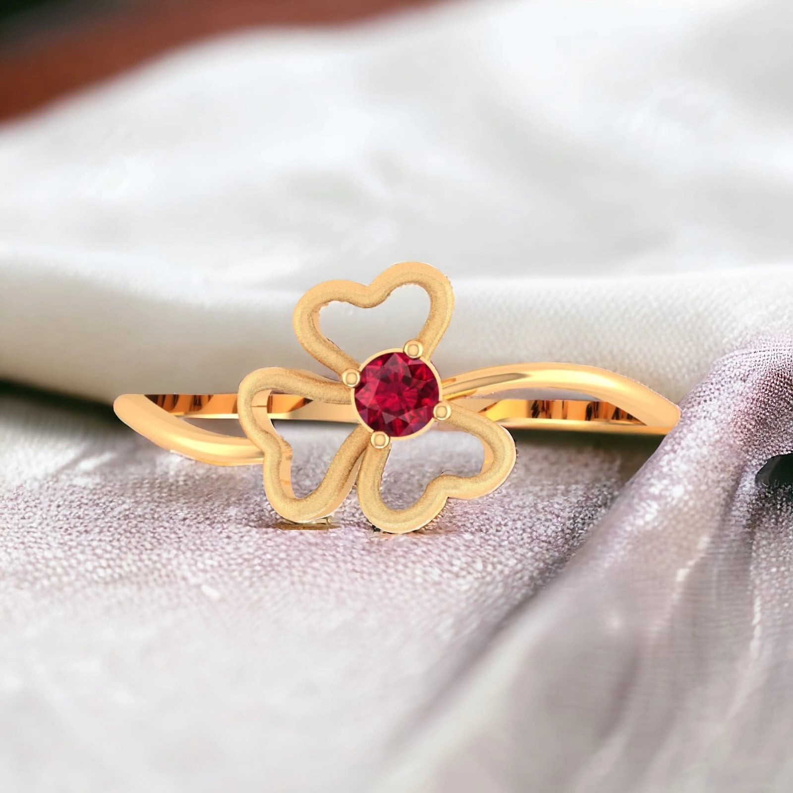 Blossom Gold Ring for Women | PC Chandra Ring – P.C. Chandra Jewellers