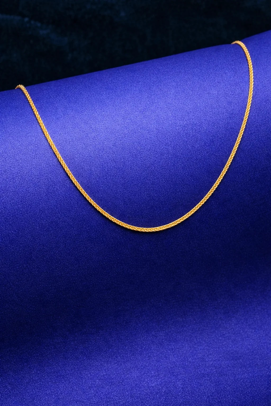 LiteLux Signature Flow 18KT BIS Hallmark Gold Chain for Women | Slim ...