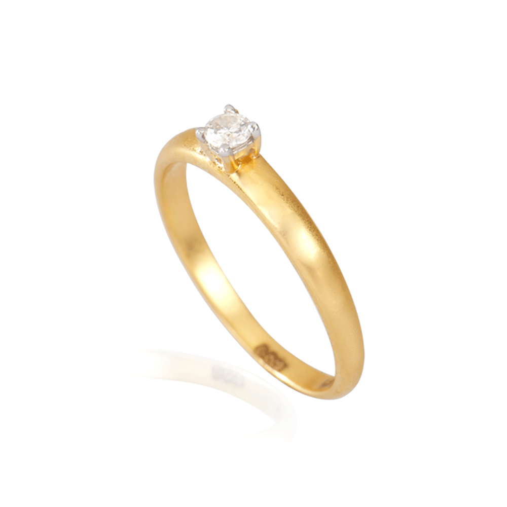 Diamond Finger Ring with 18k Gold | PC Chandra – P.C. Chandra Jewellers