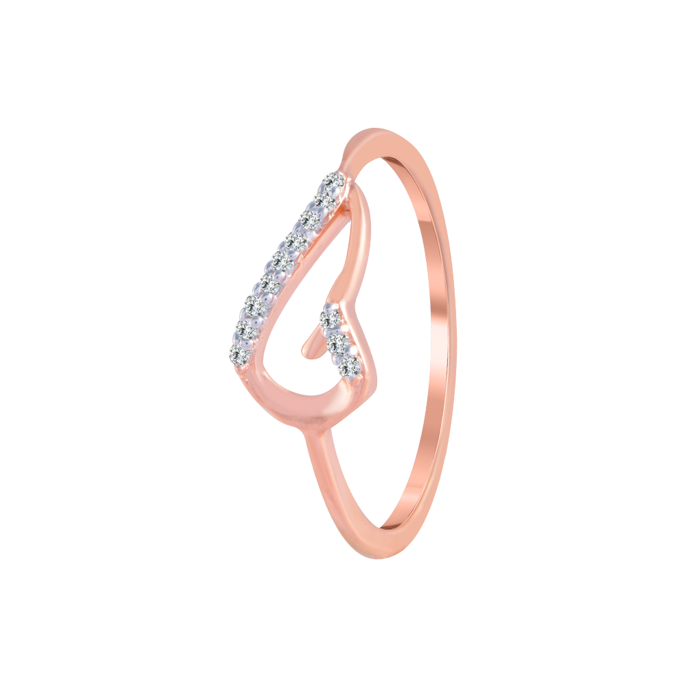 18K Rose Gold Diamond Wedding Rings - PC Chandra Jewellers – P.C ...