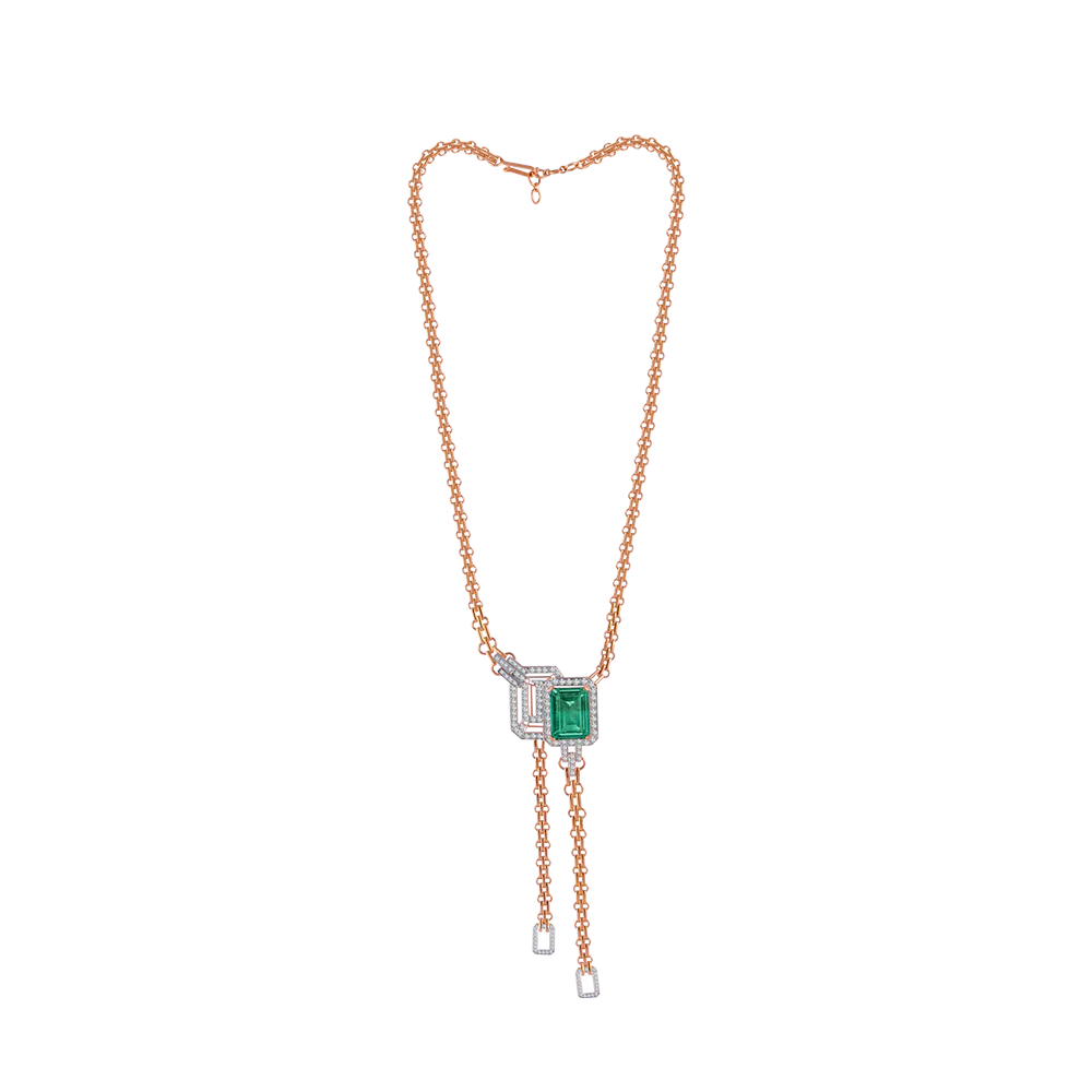 Buy 18K Gold Diamond Necklaces Online from PC Chandra – P.C. Chandra ...