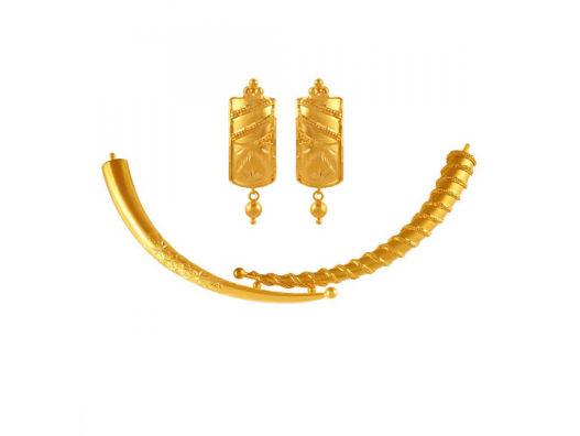 Hasli Design| 22k Designer Gold Jewellery Set| PC Chandra Jewellers – P ...