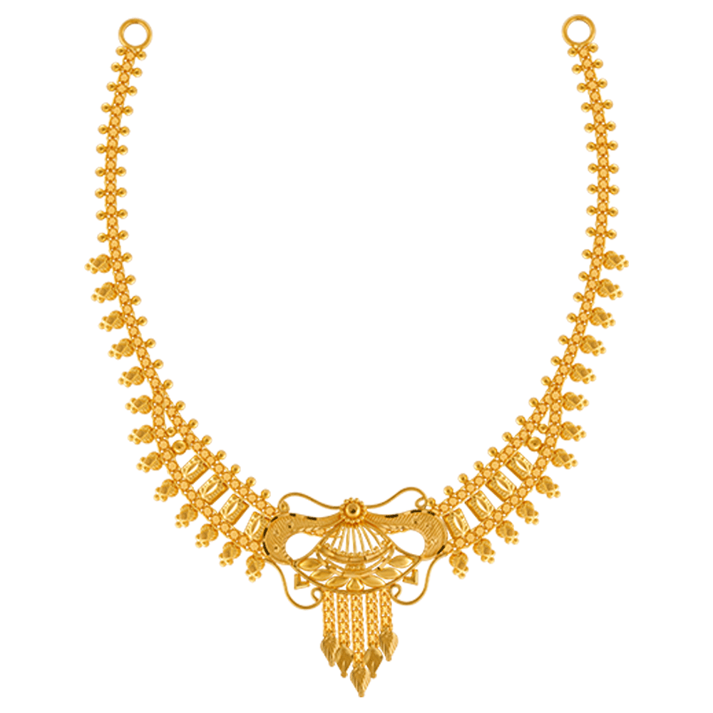 Traditional Bengali gold necklace design for wedding | PC Chandra – P.C ...