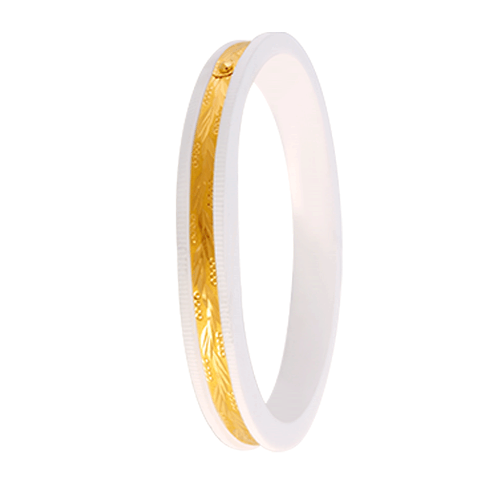 P.C. Chandra's 3.24gm 22K Gold Sankha Bangle online in India – P.C ...