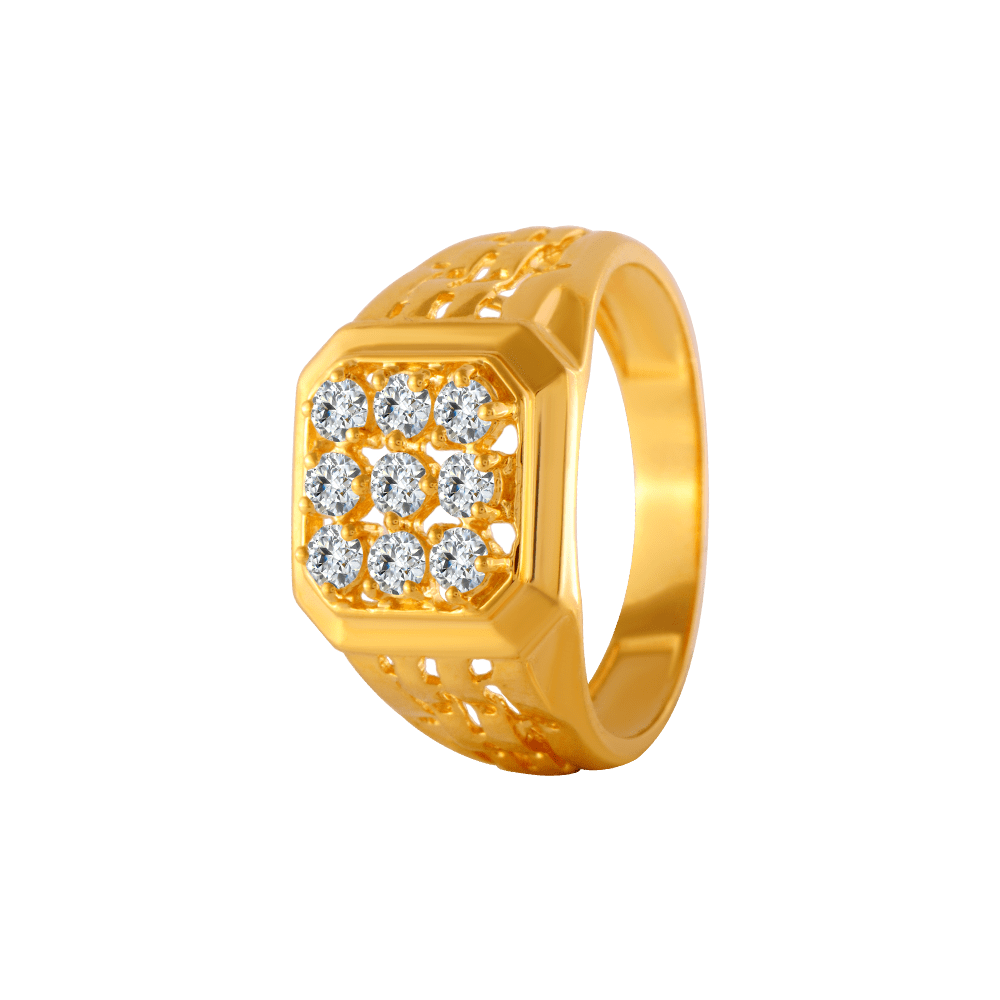 Shop Gold Diamond Finger Rings for Men Online| PC Chandra – P.C ...