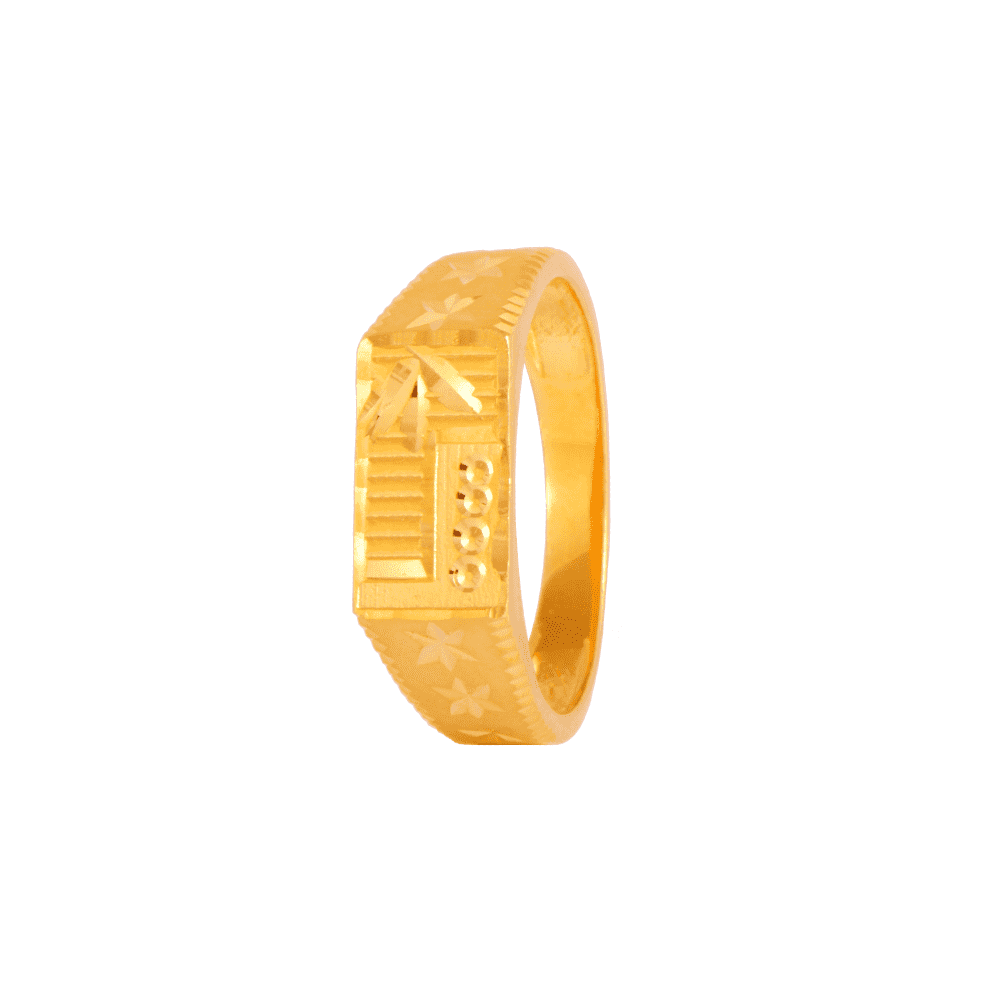 Latest Simple Men's Gold Finger Ring | PC Chandra Jewellers – P.C ...