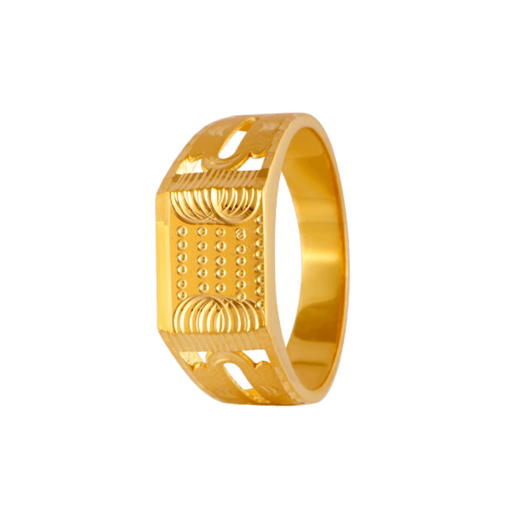 Shop latest traditional gold rings designs for men online | PC Chandra ...