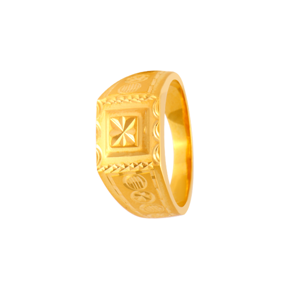 Buy Men’s Ring Designs in 22KT Gold Online| PC Chandra Jewellers – P.C ...