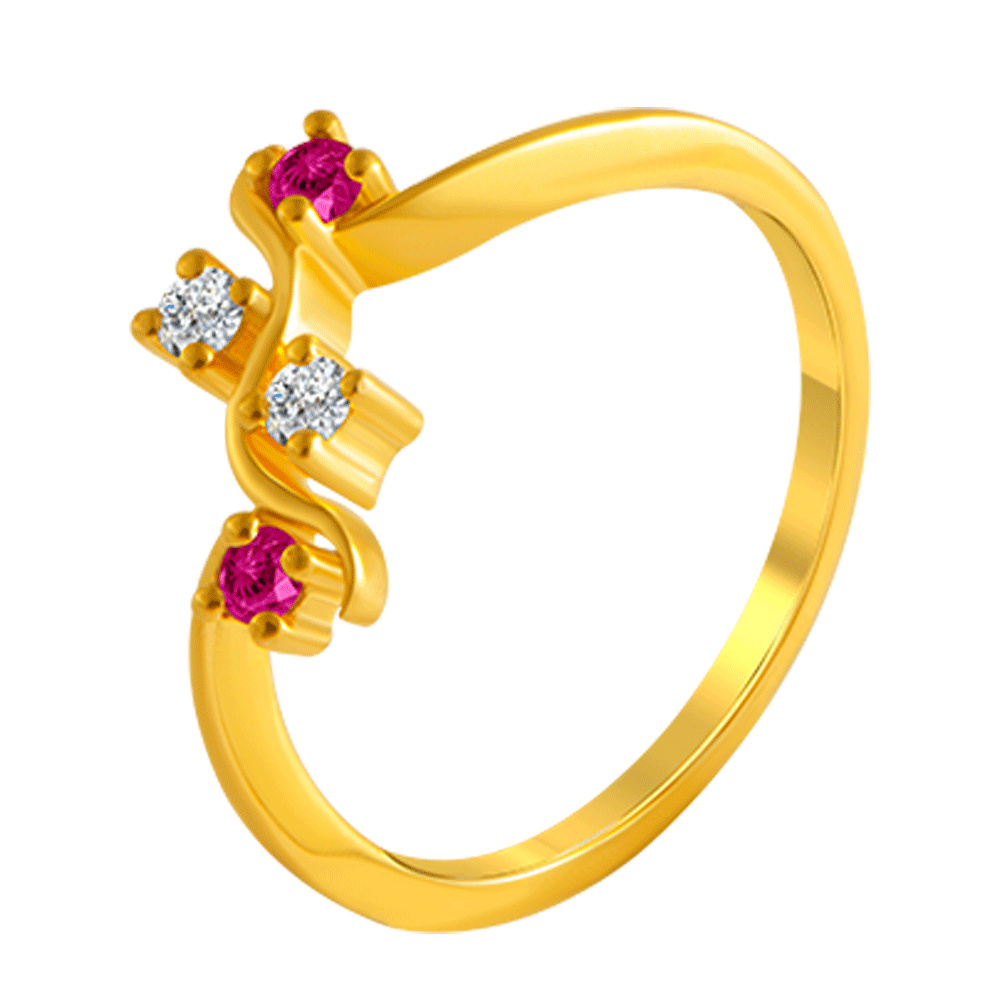 Shop the best Gold Rings for Girl Online |PC Chandra – P.C. Chandra ...