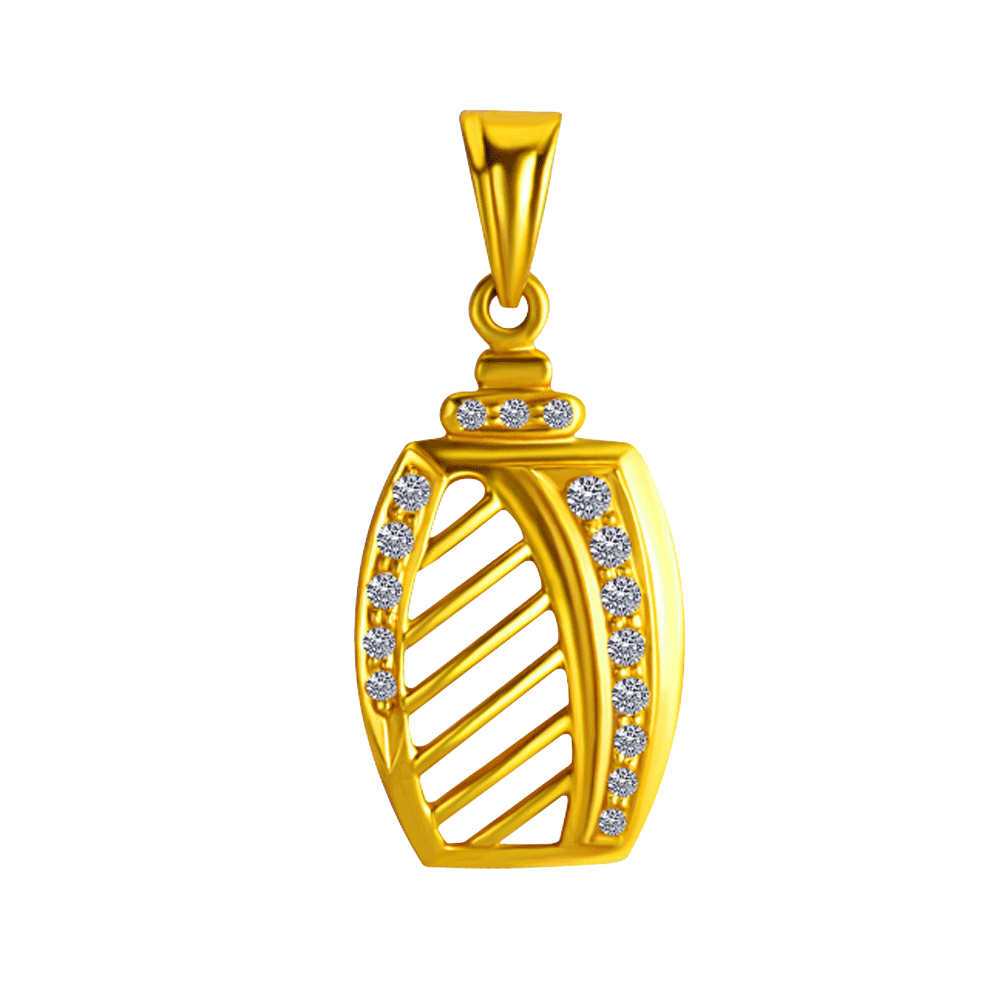 Light Weight Gold Pendant for Women | PC Chandra Jewellers – P.C ...