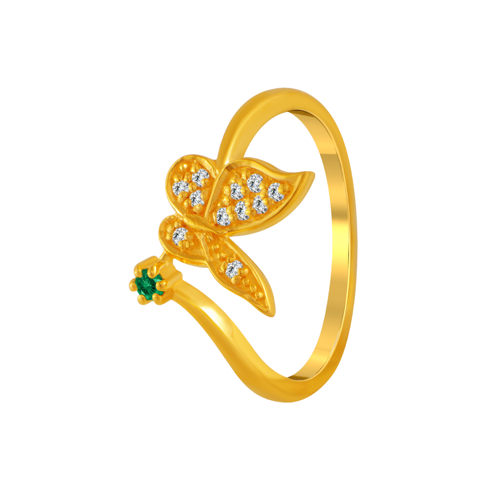 Buy 22KT Gold Finger Ring Online | Exclusive Finger Ring designs for ...
