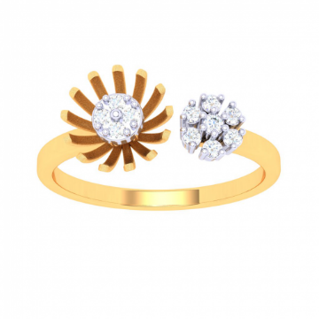 Buy Floral Design Gold Ring | PC Chandra Jewellers – P.C. Chandra Jewellers