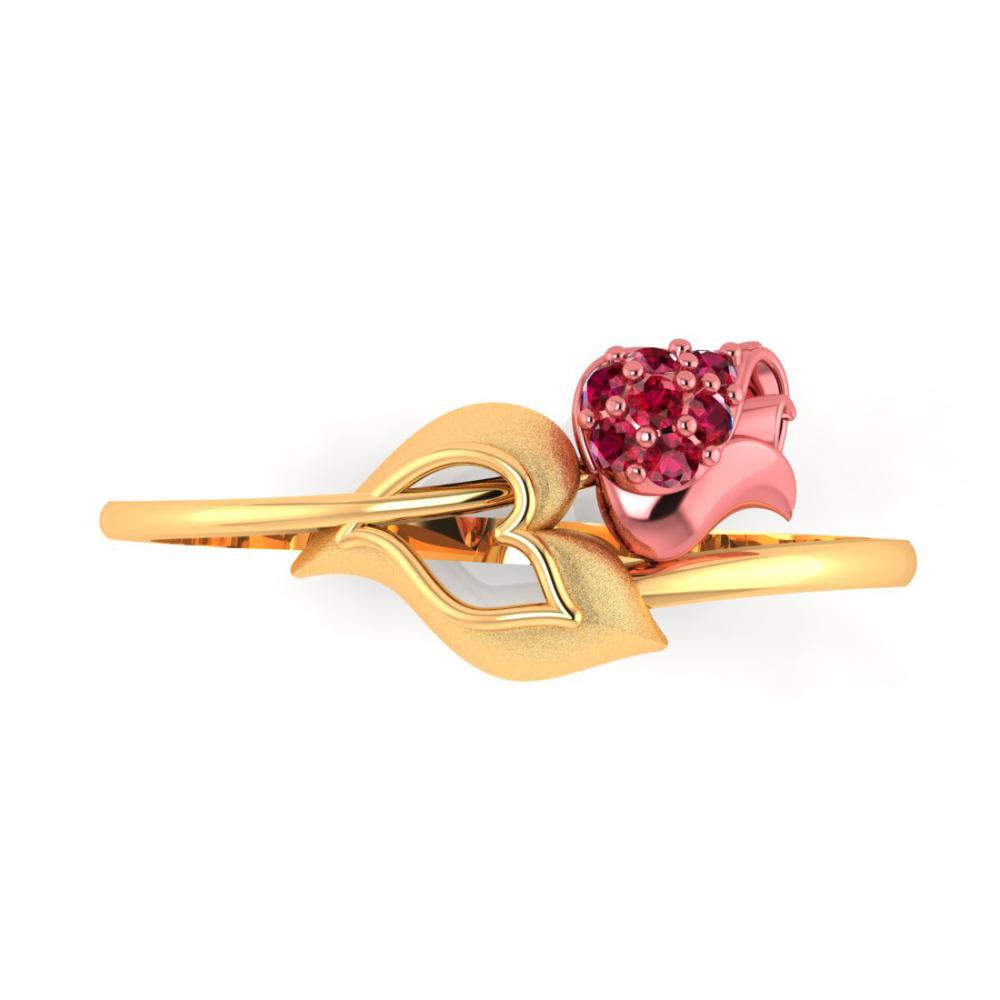 Exclusive 22K intricately-detailed tulip Gold Ring by PC Chandra ...