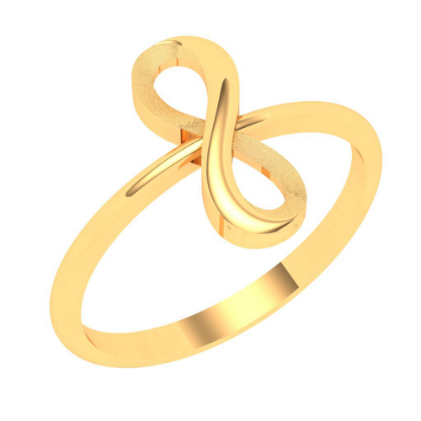 22KT Infinity Design Gold Ring | Light Weight | Online Exclusive ...