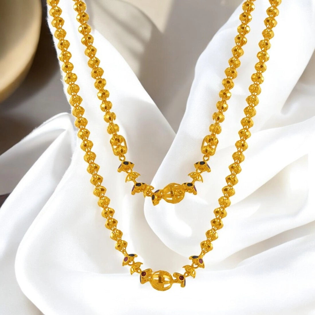 Long Gold Moff Chain | Wedding Collection from PC Chandra Jewellers – P ...