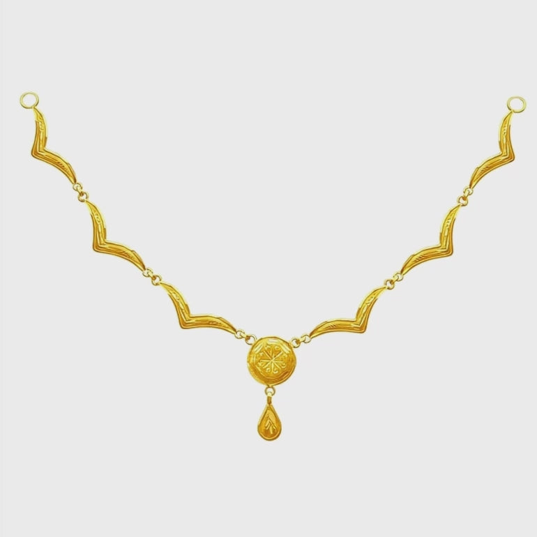 P.C. Chandra Jewellers "Swarna Rekha" 22KT Gold Necklace for Women ...